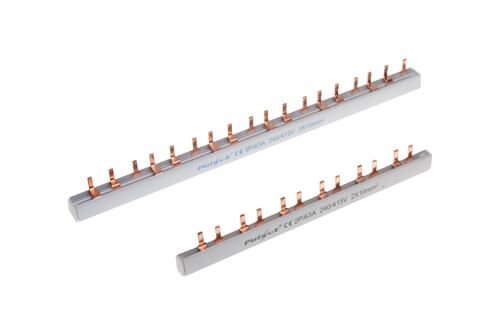 One phase, two phase, three phase, Insulated busbars - pin type, Pin ...