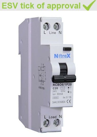 6kA RCD/MCB Combination AC Type